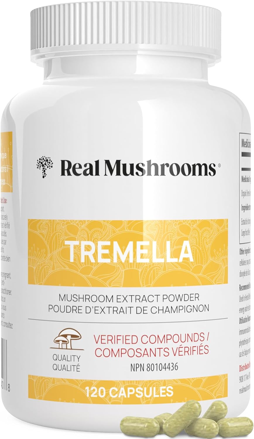 Real Mushrooms Tremella Capsules – Organic Tremella Mushroom Extract ...